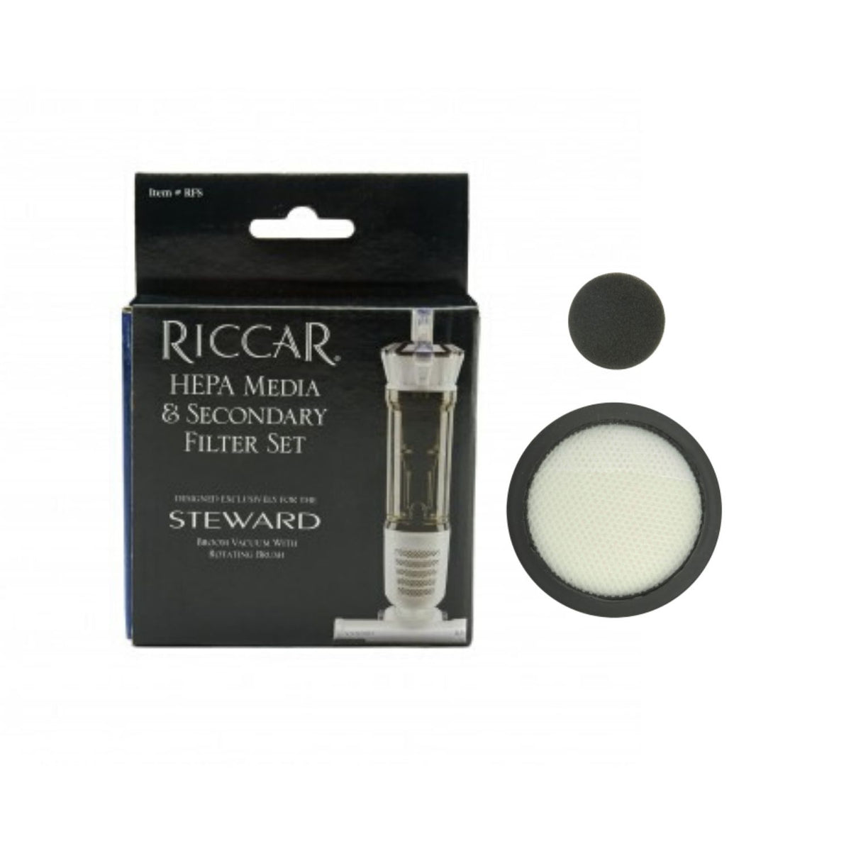 Riccar Steward & Simplicity Pixie Hepa Media and Secondary Filter Set ...